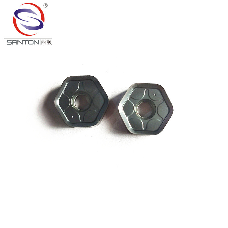 91.5 HRA High Feed Milling Inserts High Impact Among W Co Ti milling ...